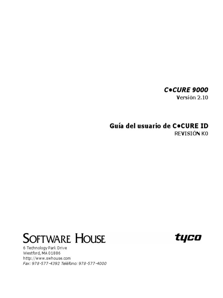 Ccure 9000 v2 Ccure Id User Guide Rk0 LT Es | PDF | Windows Vista ...