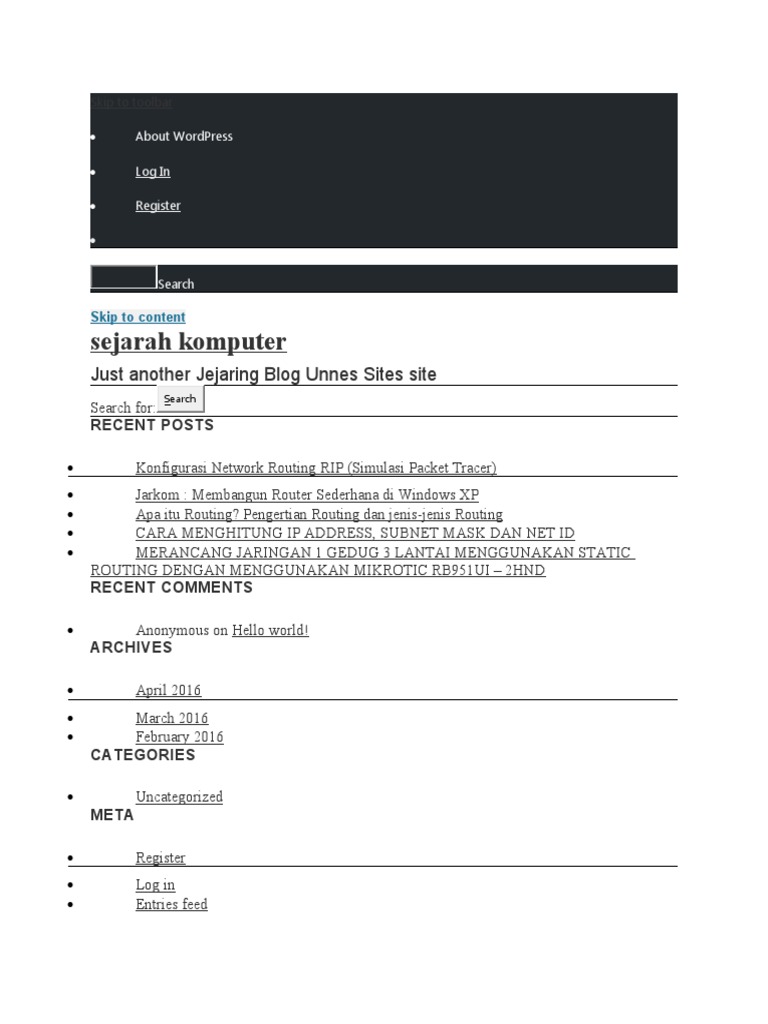 Perbedaan Access Point Dan Router | PDF