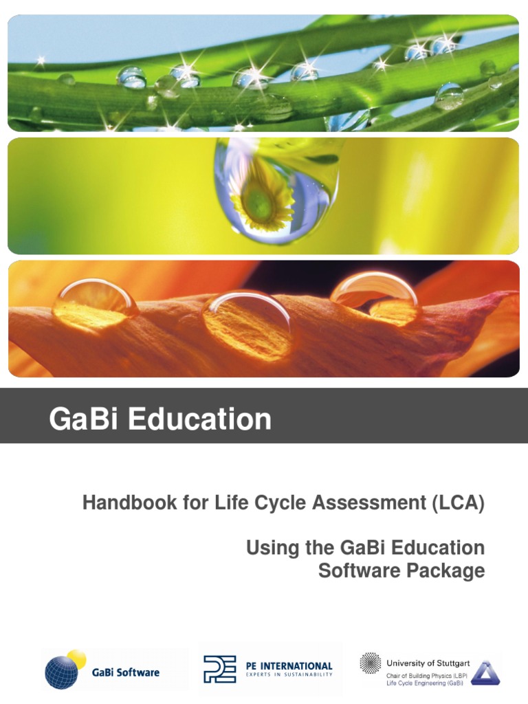 Gabi Education: Handbook For Life Cycle Assessment (Lca) Using The Gabi ...
