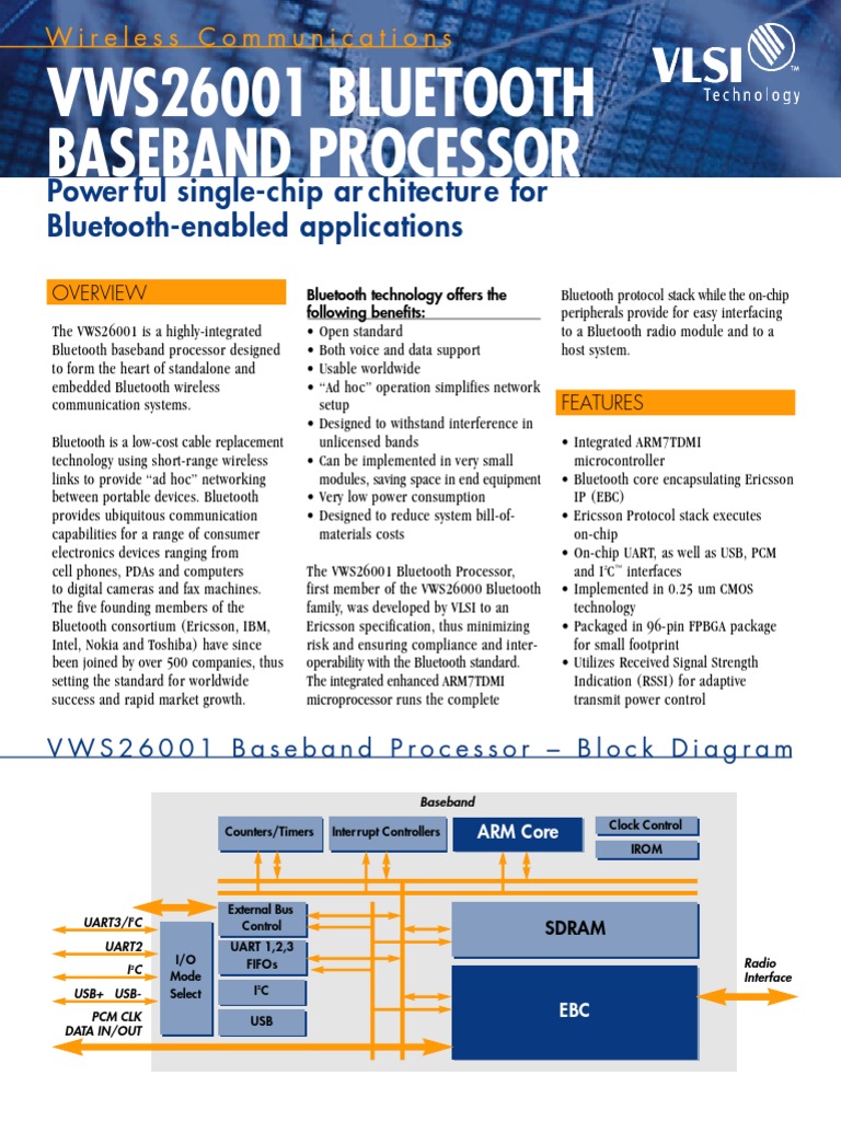 Baseband Blue Tooth | PDF | Bluetooth | System On A Chip
