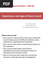 Types of Farm Records and Their Uses | PDF | Livestock | Farms