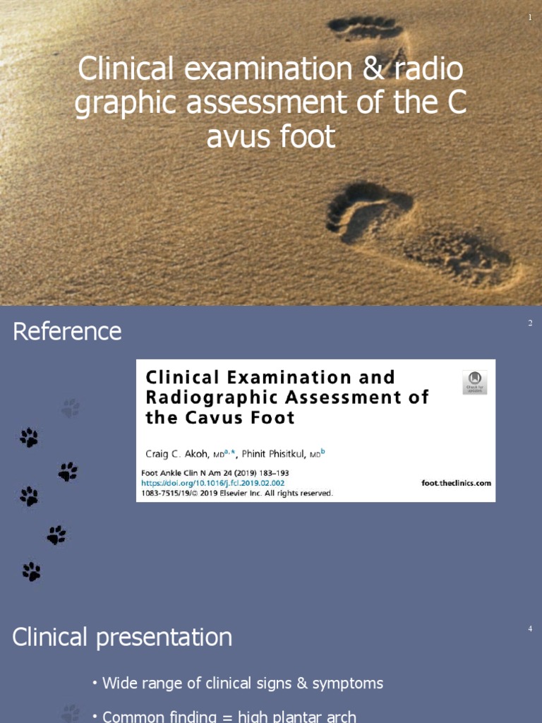 Radiographic Assessment of Forefoot and Hindfoot Alignment in Cavus ...