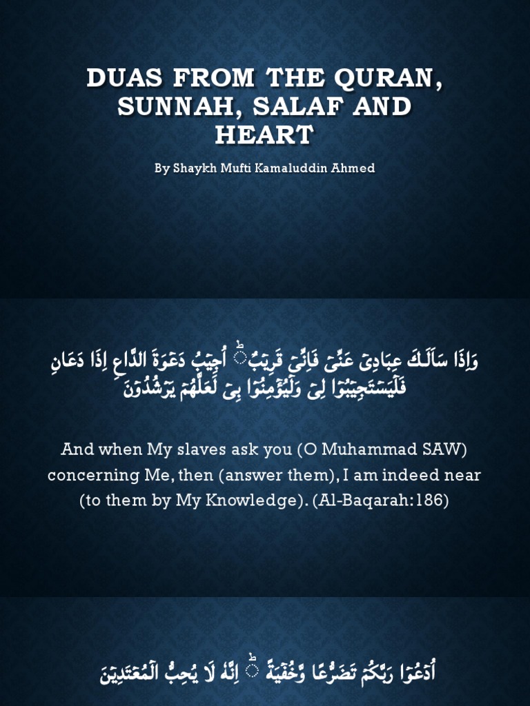 Duas From The Quran Sunnah Salaf 1 | Download Free PDF | Moses In Islam ...