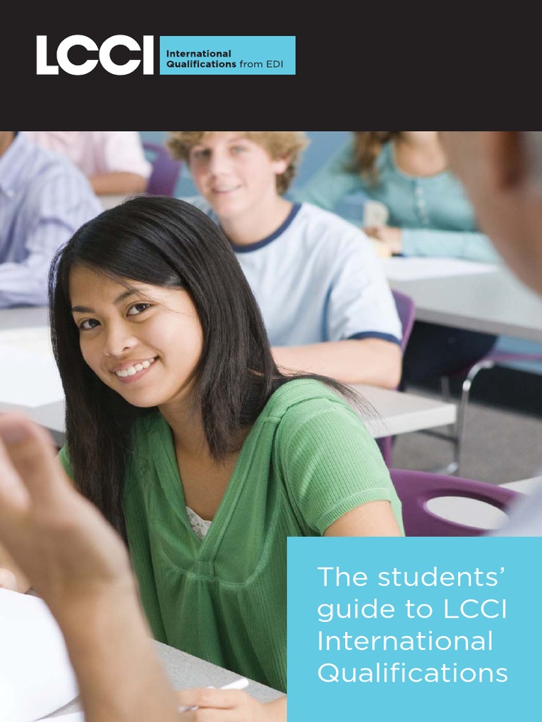 Students' guide to LCCI International Qualifications | PDF | English ...