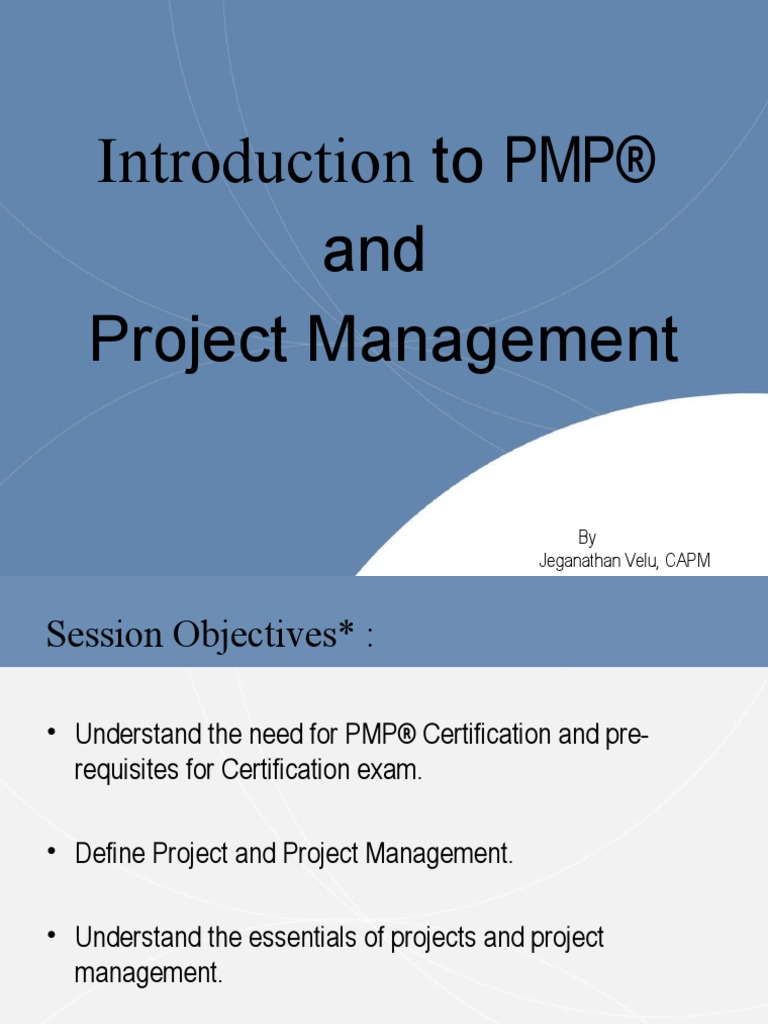 Project_Management_Introduction | PDF | Project Management Professional ...