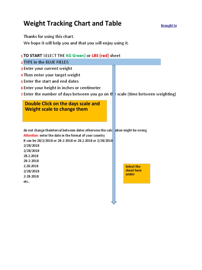 Weight Tracking Chartv2 365days Weekly | PDF | Body Mass Index | Obesity