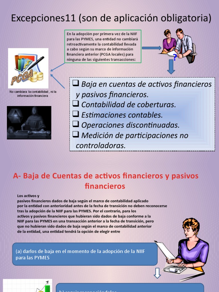 Excepciones Niif | PDF | normas internacionales de INFORMACION ...