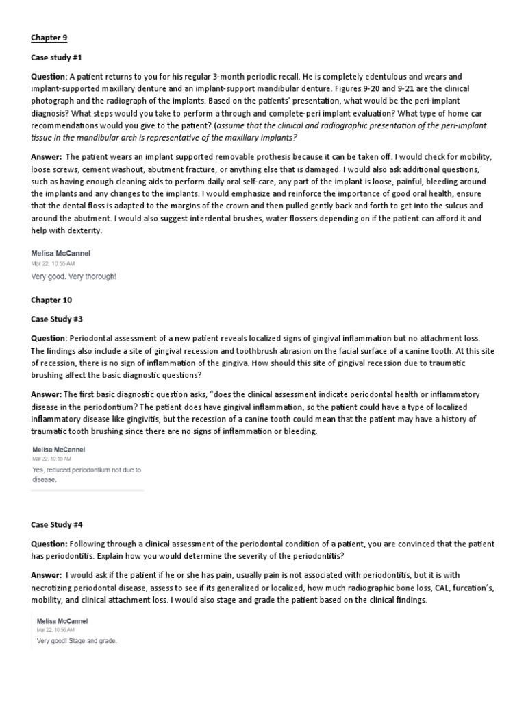 Peri-Implant Diagnosis Guide | PDF | Periodontology | Dental Implant