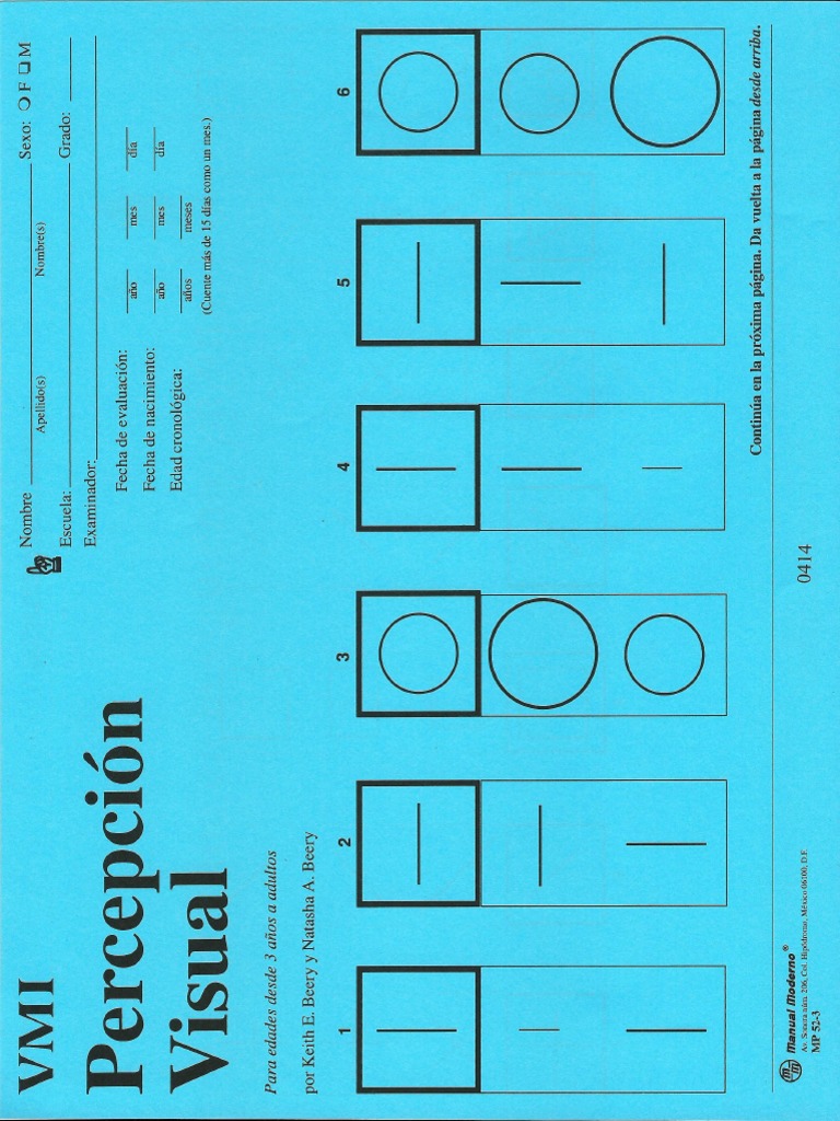 VMI Percepción Visual | PDF