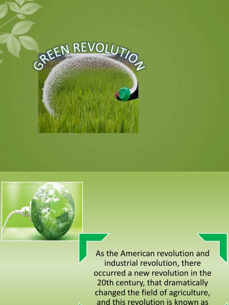 Advantages and Disadvantages of Green Revlolution | PDF | Green ...