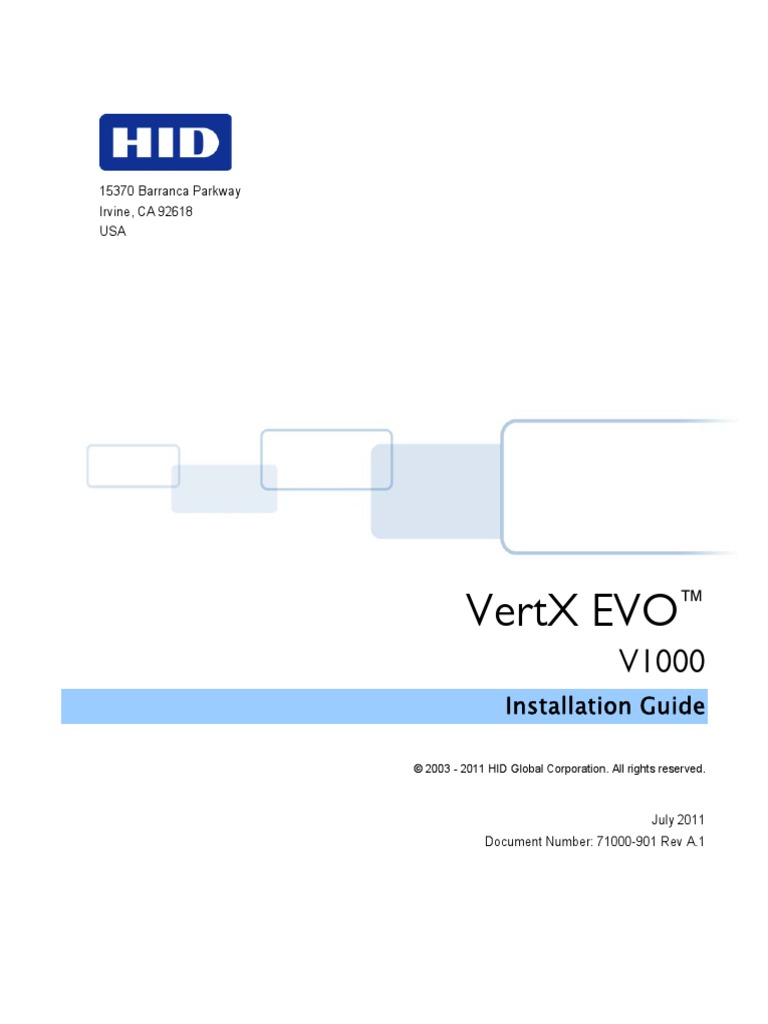 Vertx Evo: Installation Guide | PDF | Ip Address | Computer Network