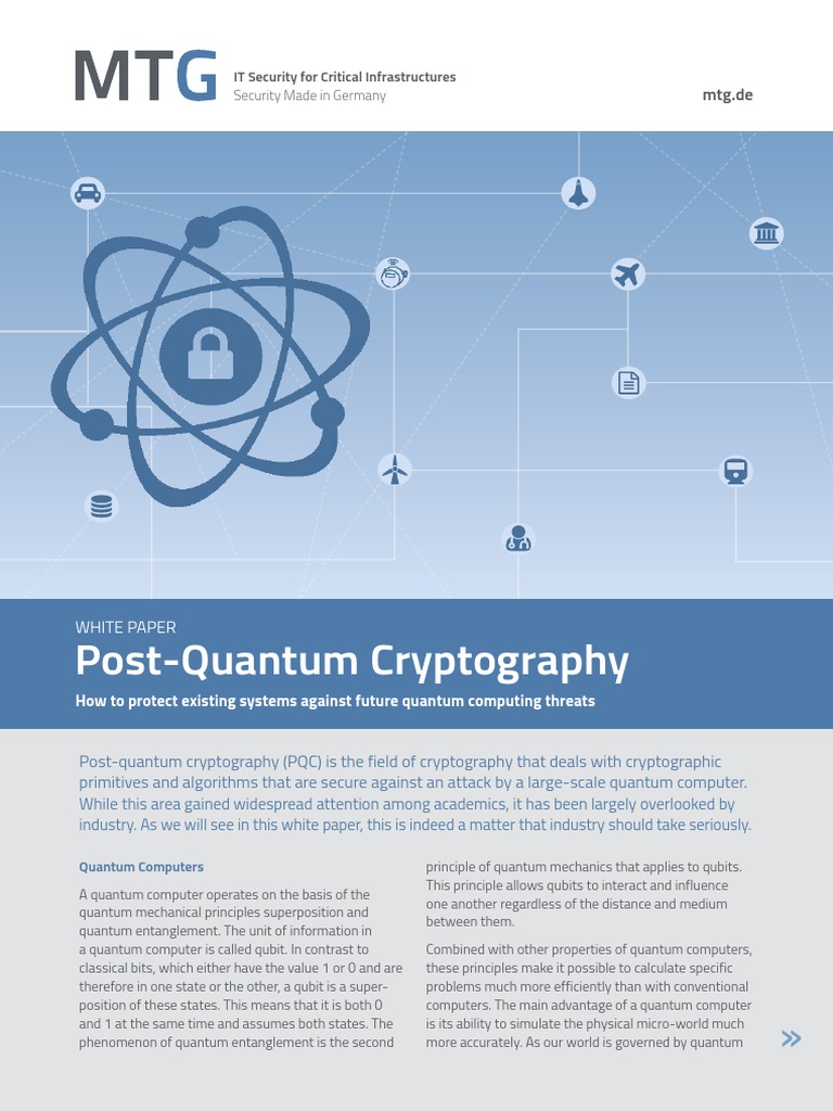 Post-Quantum Cryptography: IT Security For Critical Infrastructures ...