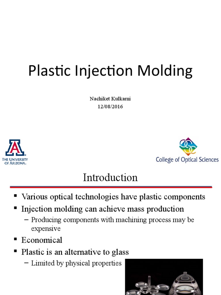 Design Considerations for Plastic Injection Molding of Optical ...