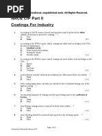 NACE Level 3 Peer Review Questions | PDF | Corrosion | Paint
