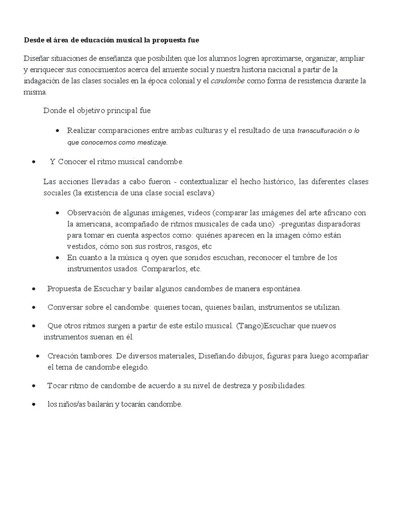 El Candombe Exposicion | PDF | Arte