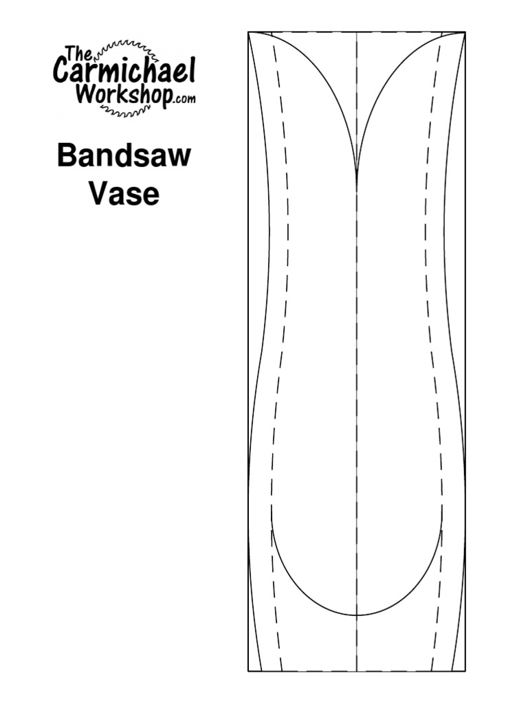 Bandsaw Vase Plan by The Carmichael Workshop | PDF
