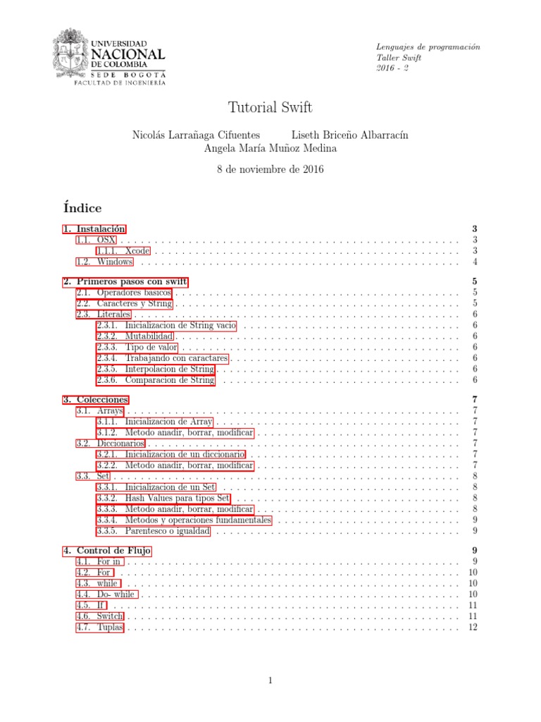 Tutorial Swift | PDF | Herencia (Programación Orientada a Objetos) | Clase (Programación ...