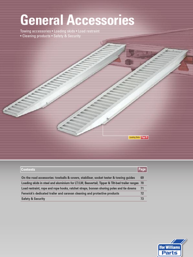 Ifor Williams Ramps | PDF | Trailer (Vehicle) | Nature