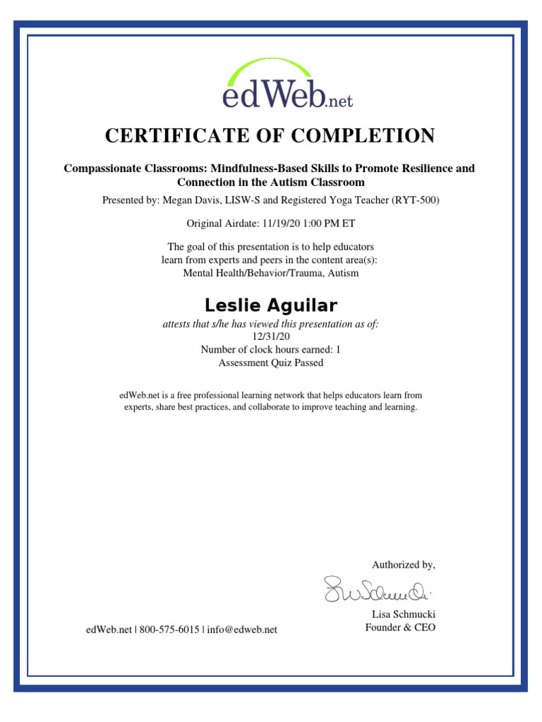 Compassionate Classrooms - Mindfulness-Based Skills To Promote ...