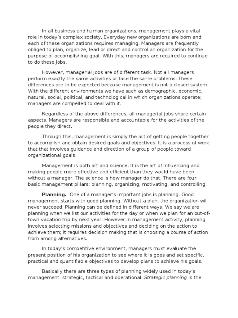 Key Functions of Effective Management | PDF | Motivation | Motivational