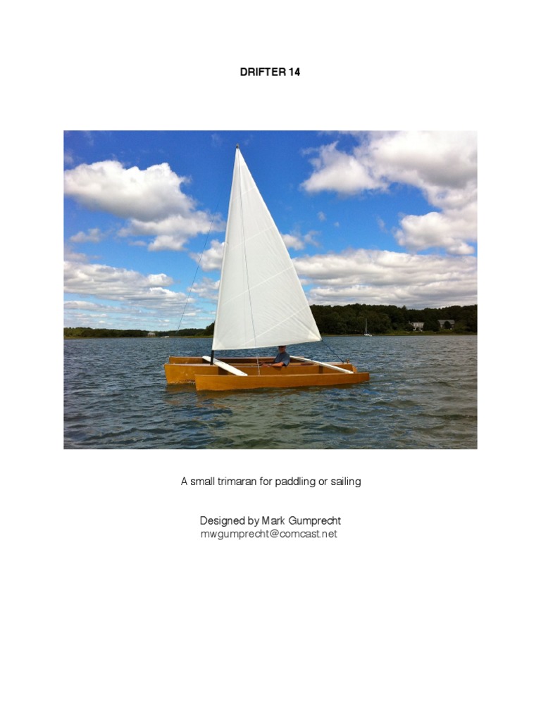 Build Your Own Drifter 14 Trimaran | PDF | Deck (Ship) | Hull (Watercraft)