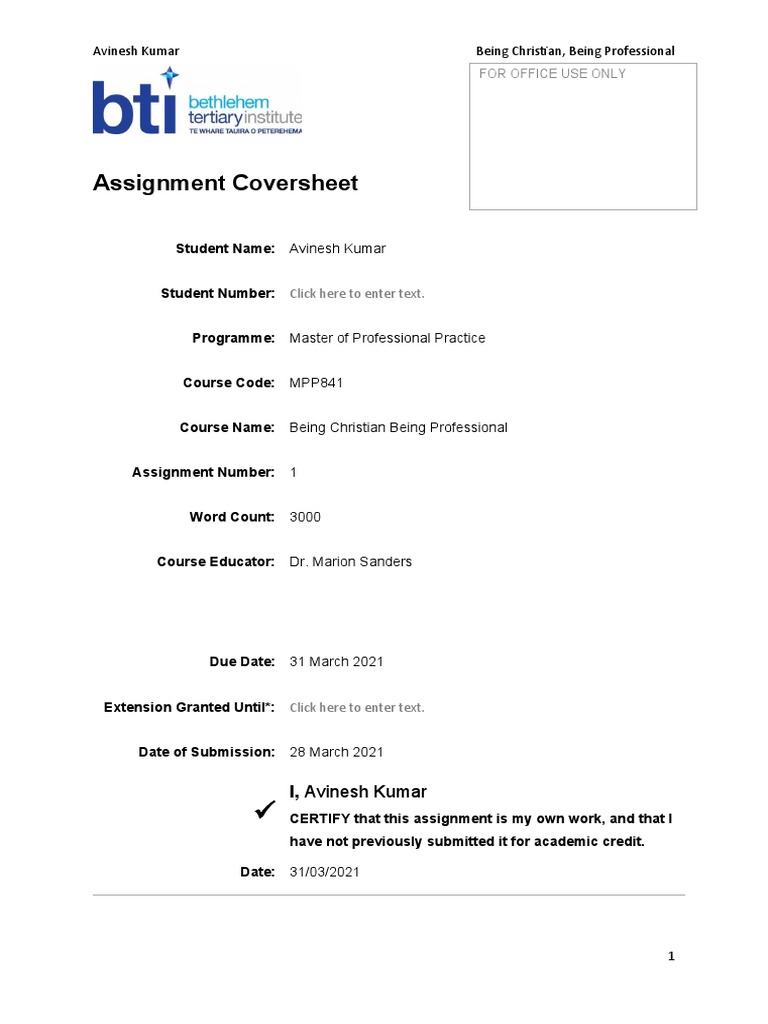 Assignment 1 Final - Edited | Descargar gratis PDF | Motivation ...