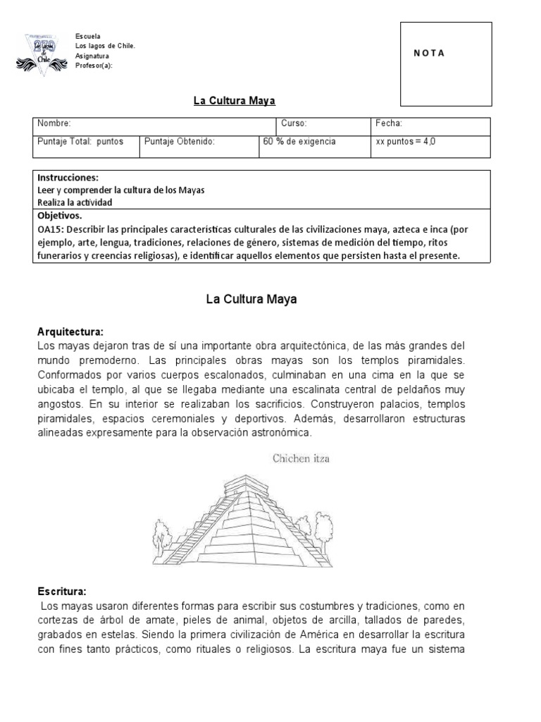 Guia Cultura Maya | PDF | Civilización maya | Mesoamérica