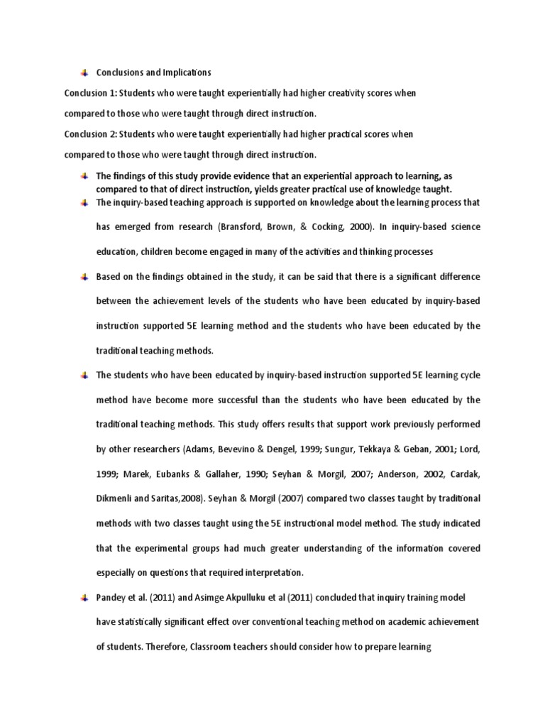 Inquiry Based Instruction | PDF | Inquiry Based Learning | Teaching Method