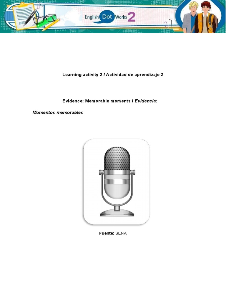 ACTIVITY 2 Memorable Moments | PDF