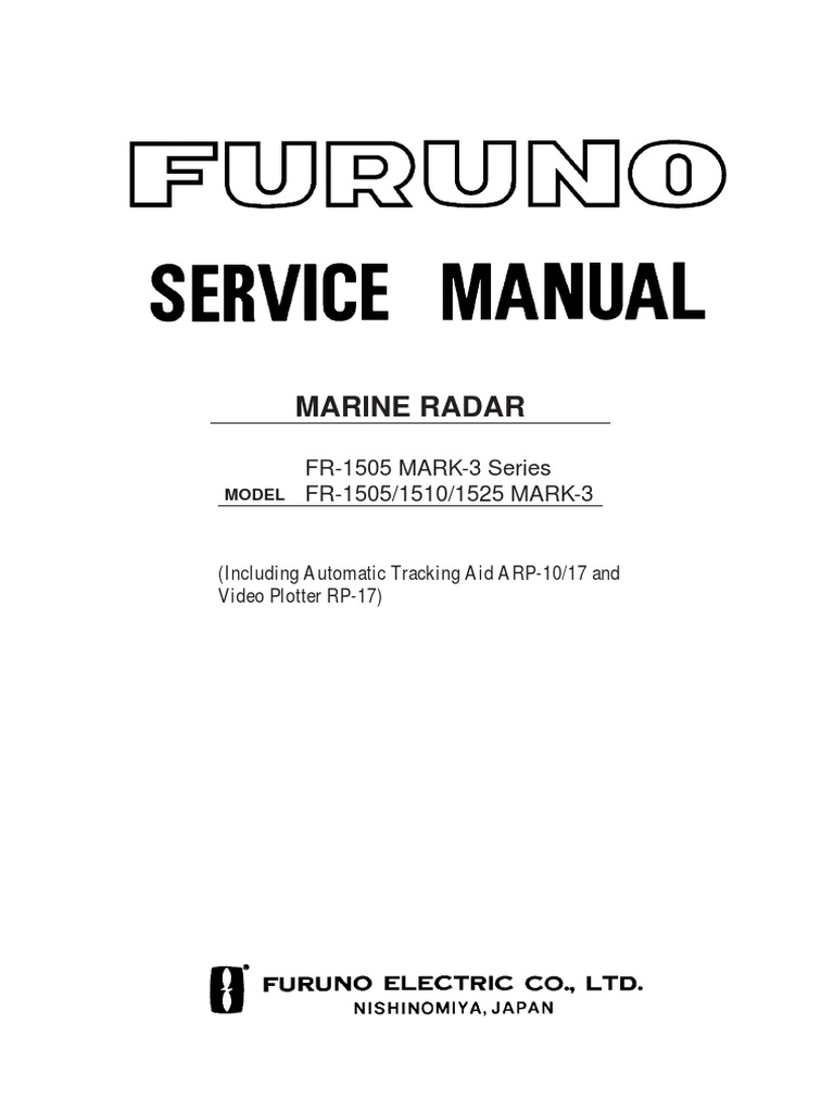 Fr1500mk3 Series Service Manual B | PDF | Power Supply | Detector (Radio)