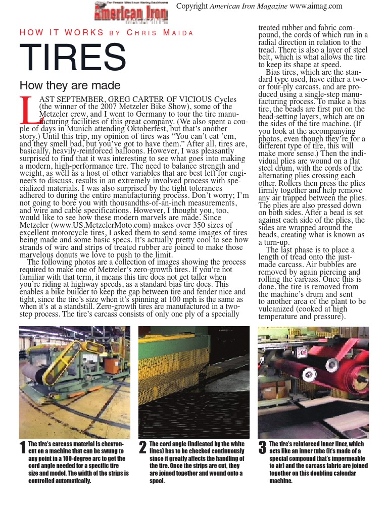 Tires | PDF | Tire | Wire