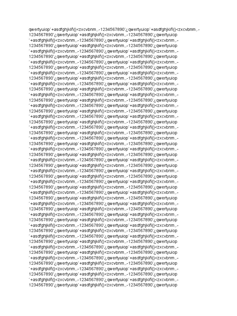 Qwertyuiop +asdfghjklñ ZXCVBNM | PDF