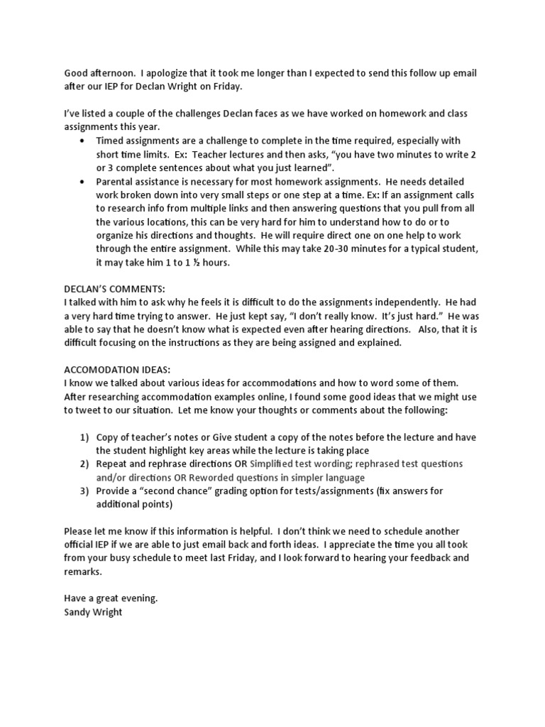 Simplified Test Wording Rephrased Test Questions And/or Directions OR ...