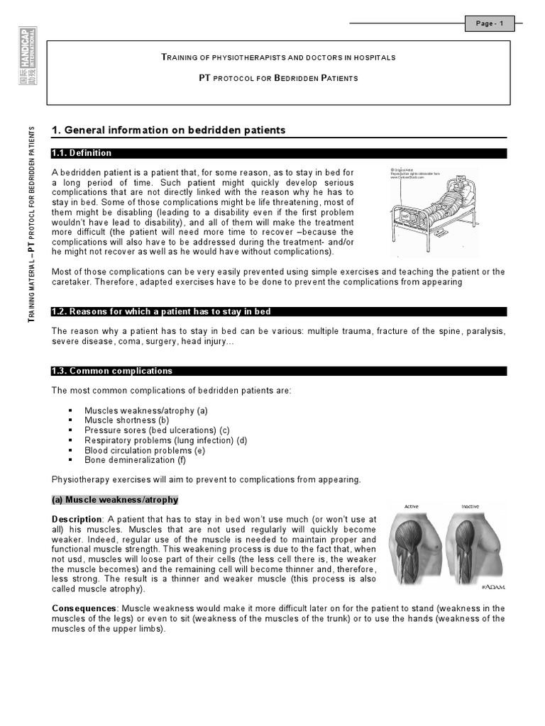 Therapy of Bedridden Patients | PDF | Thrombosis | Respiratory Tract