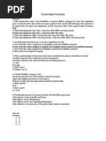 AFAR-01 (Partnership Formation & Operation) | PDF | Book Value ...