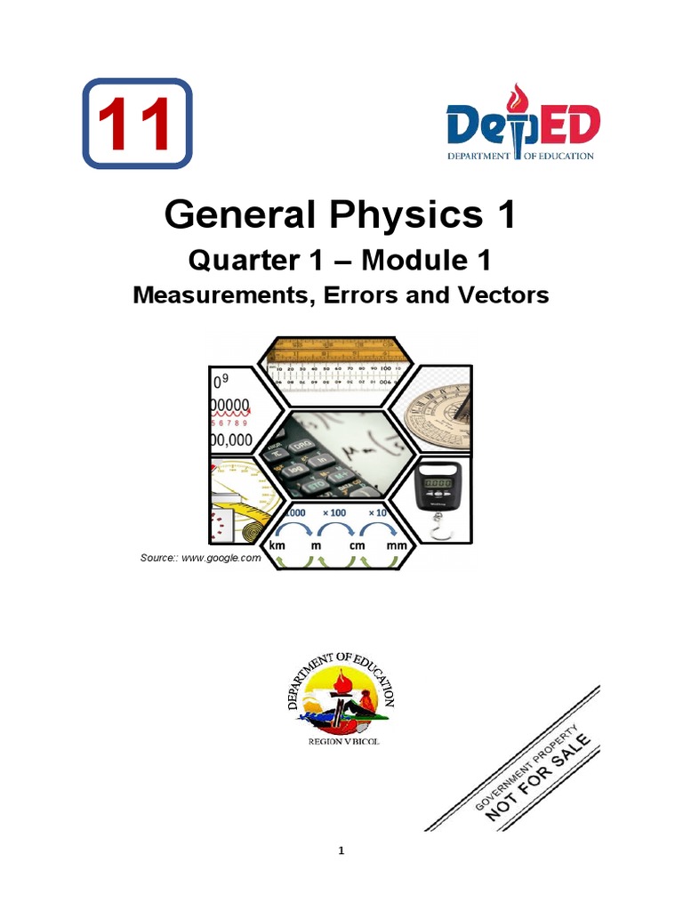 General Physics 1: Quarter 1 - Module 1 | PDF | Accuracy And Precision | Observational Error