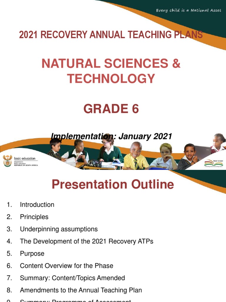 2021 Natural Sciences and Technology ATP Mediation Grade 6 | PDF ...