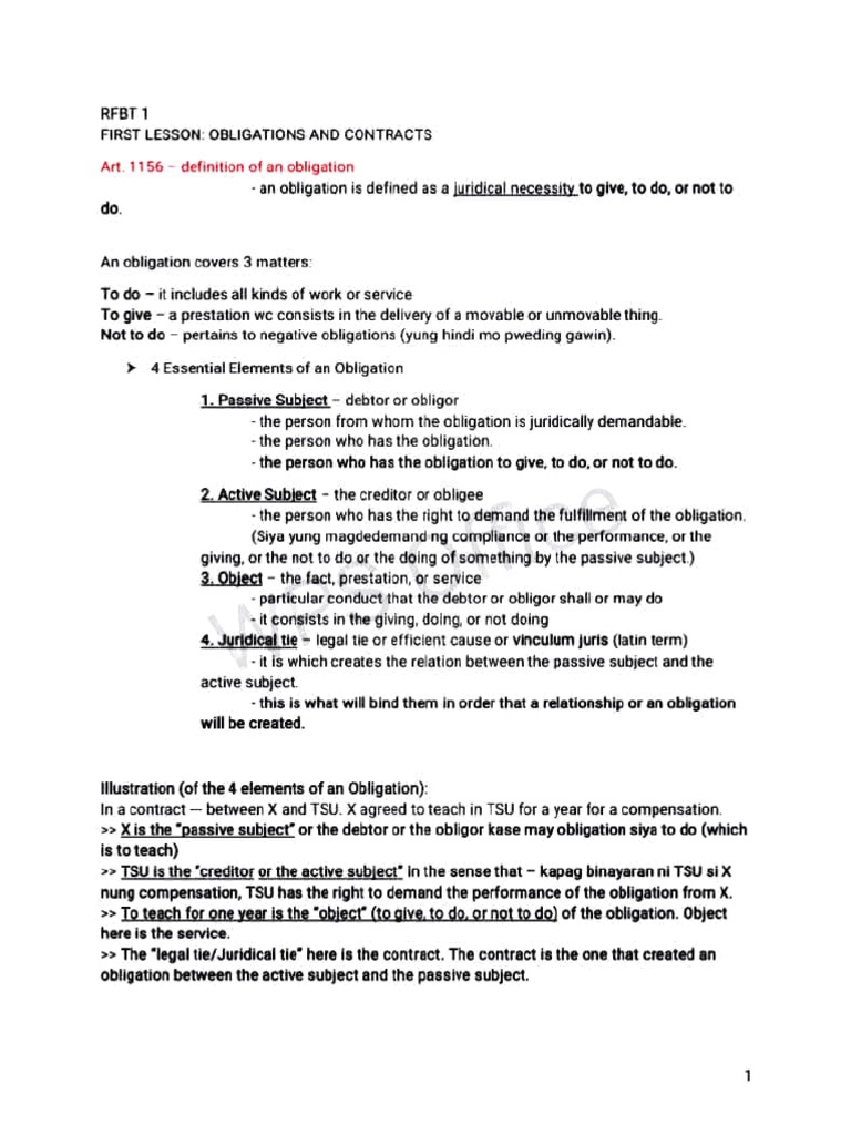 Oblicon Midterm Exam 1 | PDF | Damages | Negligence