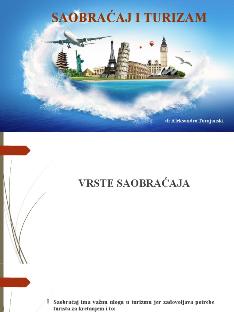 2021 04 05 Vrste Saobracaja | PDF