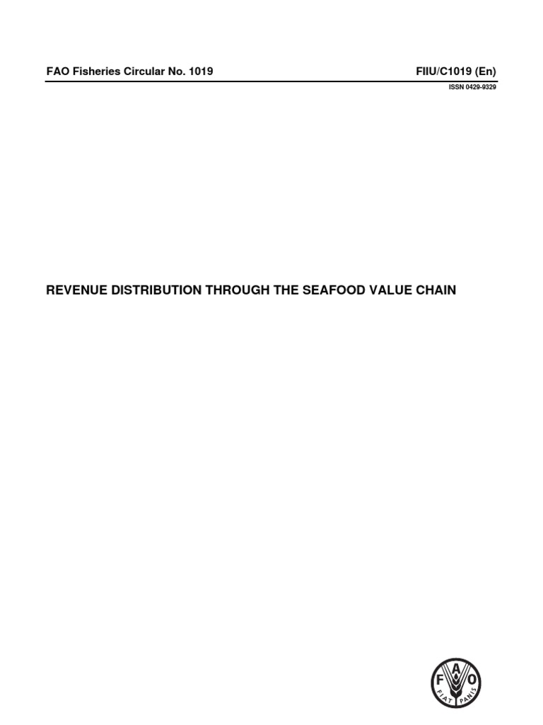 Seafood Value Chain Revenue | Download Free PDF | Supply And Demand ...