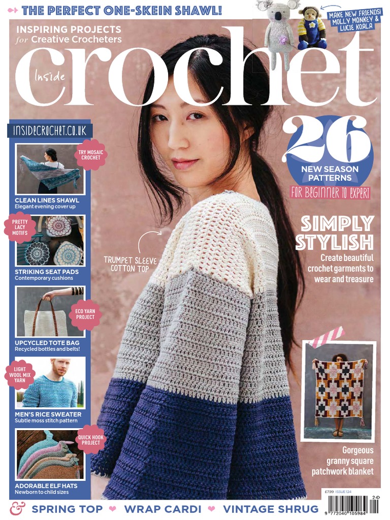 Inside Crochet 124 | PDF | Crochet | Yarn