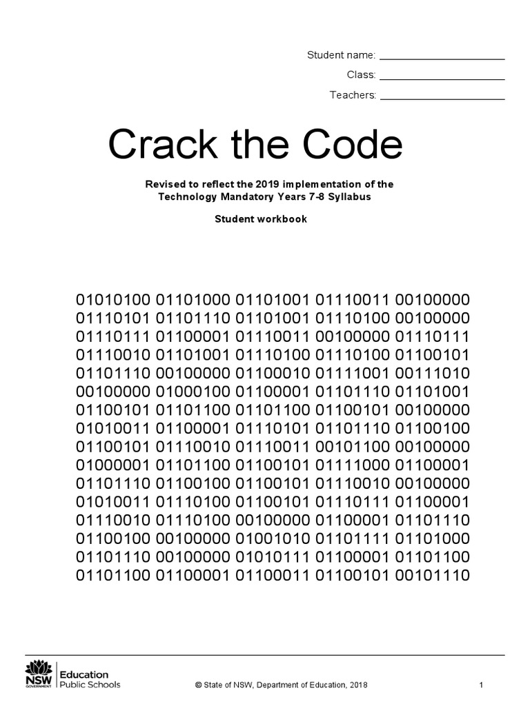 Crack The Code Student Folio | PDF | Arduino | Computer Science