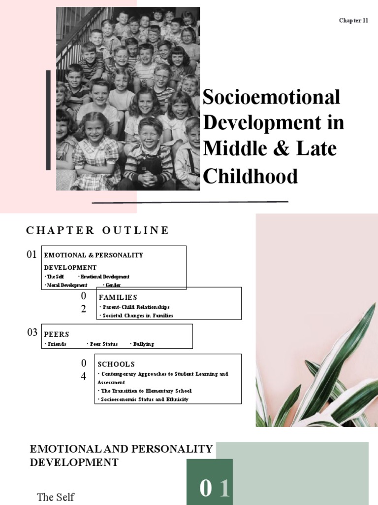 Developmental Psychology - Socioemotional Development in Middle & Late ...