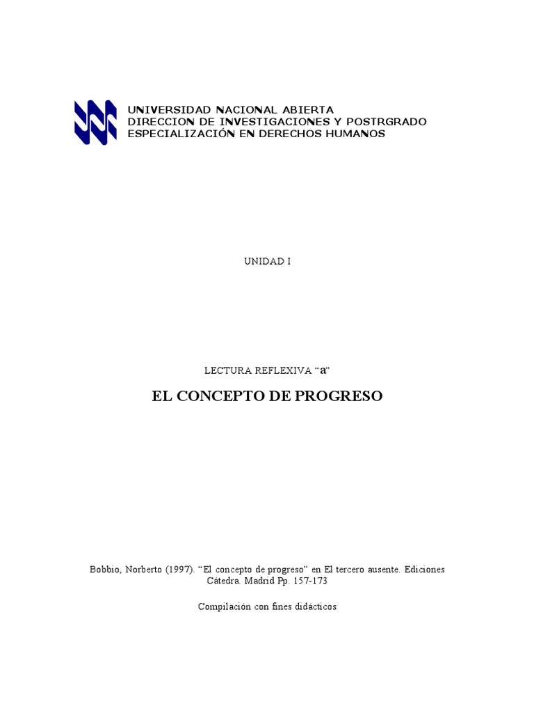 Definición y Concepto de Progreso | PDF | Moralidad | Immanuel Kant