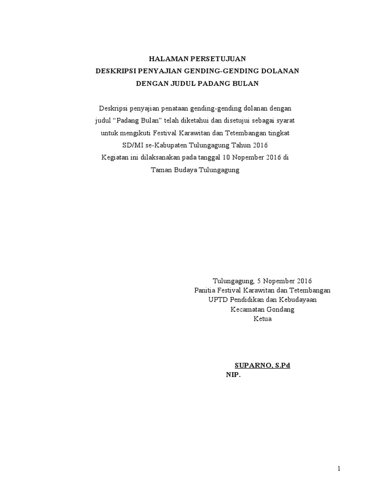 Padang Bulan | PDF
