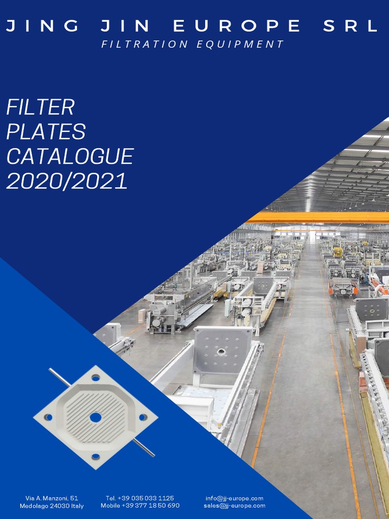 Catalogo Jing JIn Europe Filter Plates 2020 - 201 8 - Compressed | PDF ...