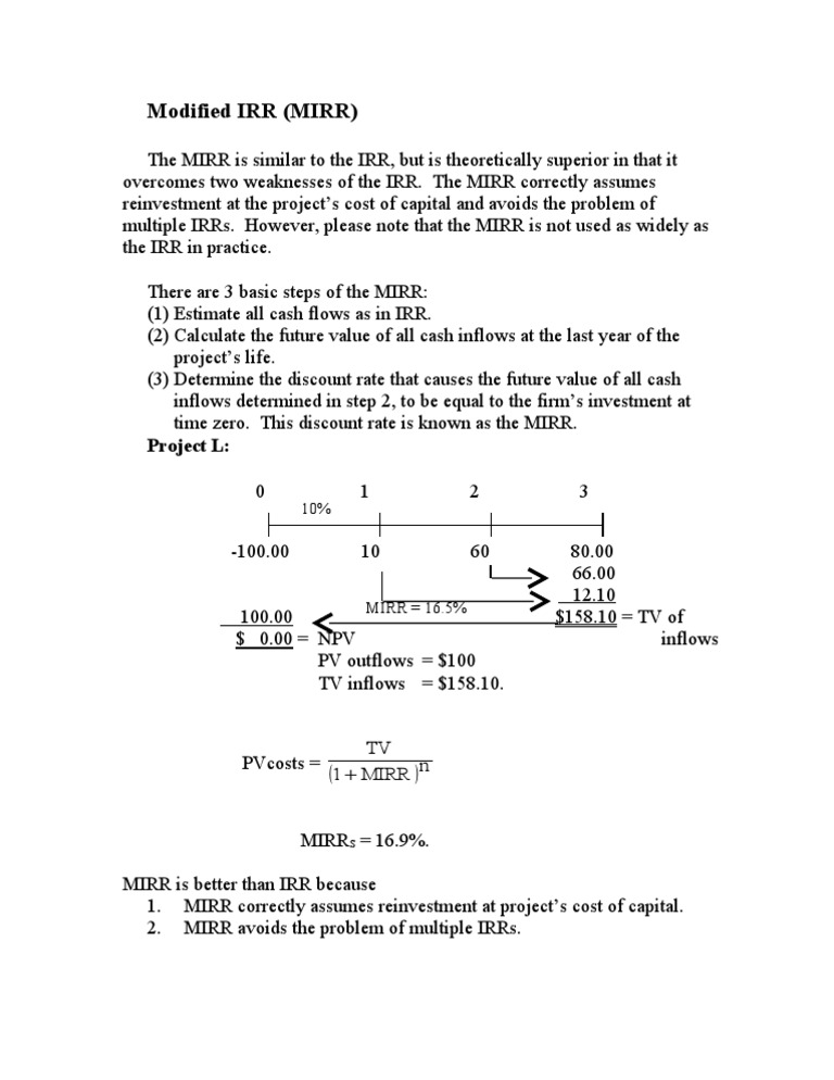 Modified IRR | PDF | Technology & Engineering