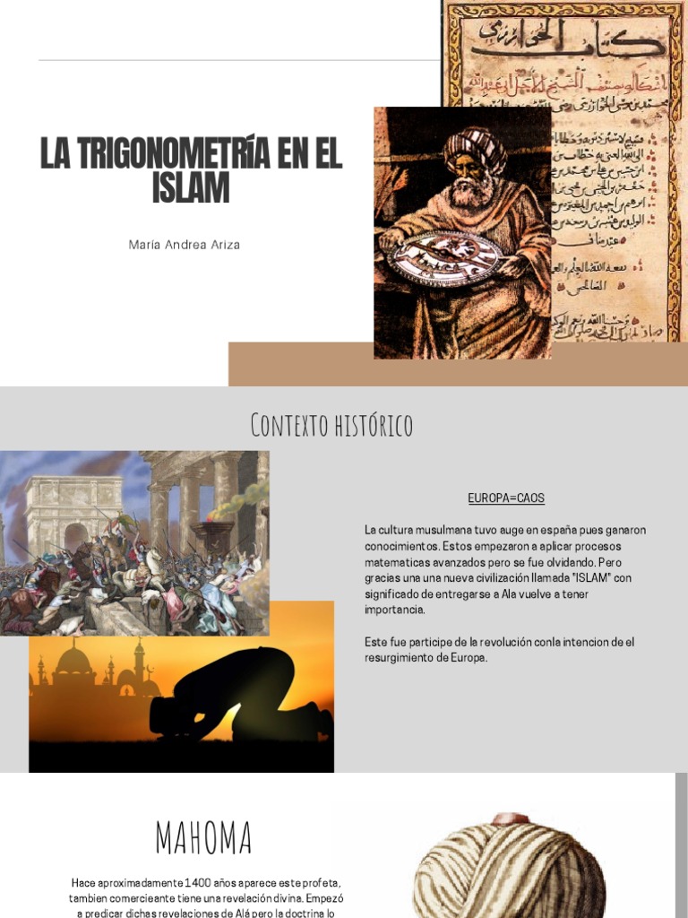 La Trigonometria en El Islam | PDF | Mahoma | Trigonometría