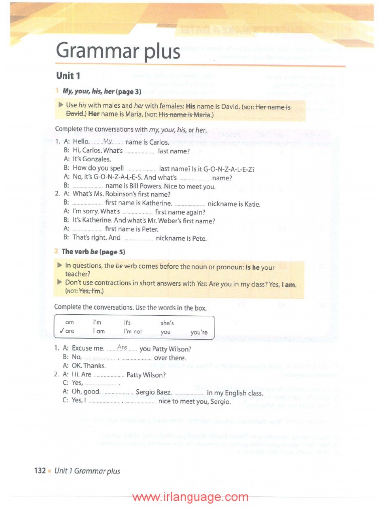 Interchange 4th Edition Intro Student Book PDF 140 141 | PDF