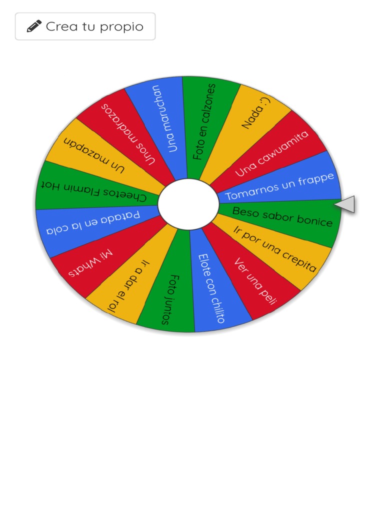 Wheel of Names Selector de Nombre Aleatorio | PDF